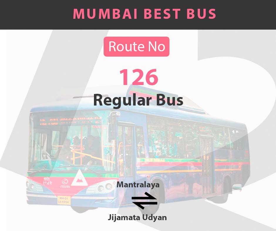 126 BEST Mumbai City Bus Route Timings BEST 126 Bus Route Map 126 BEST Mumbai City Bus Route Timings BEST 126 Bus Route Map